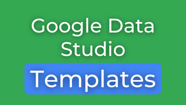 Some of the "best" Looker Studio Templates on the Internet | Vision Labs